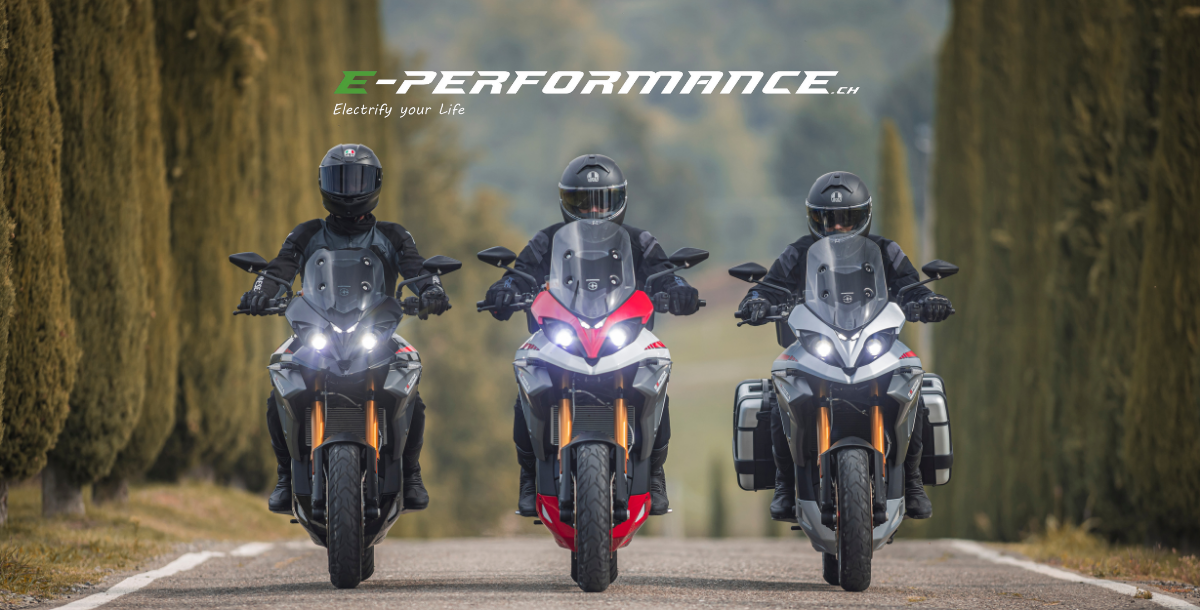 Electric motorcycle test drive